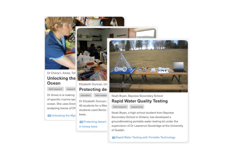 Bring the lab wherever your research takes you | Bento Lab