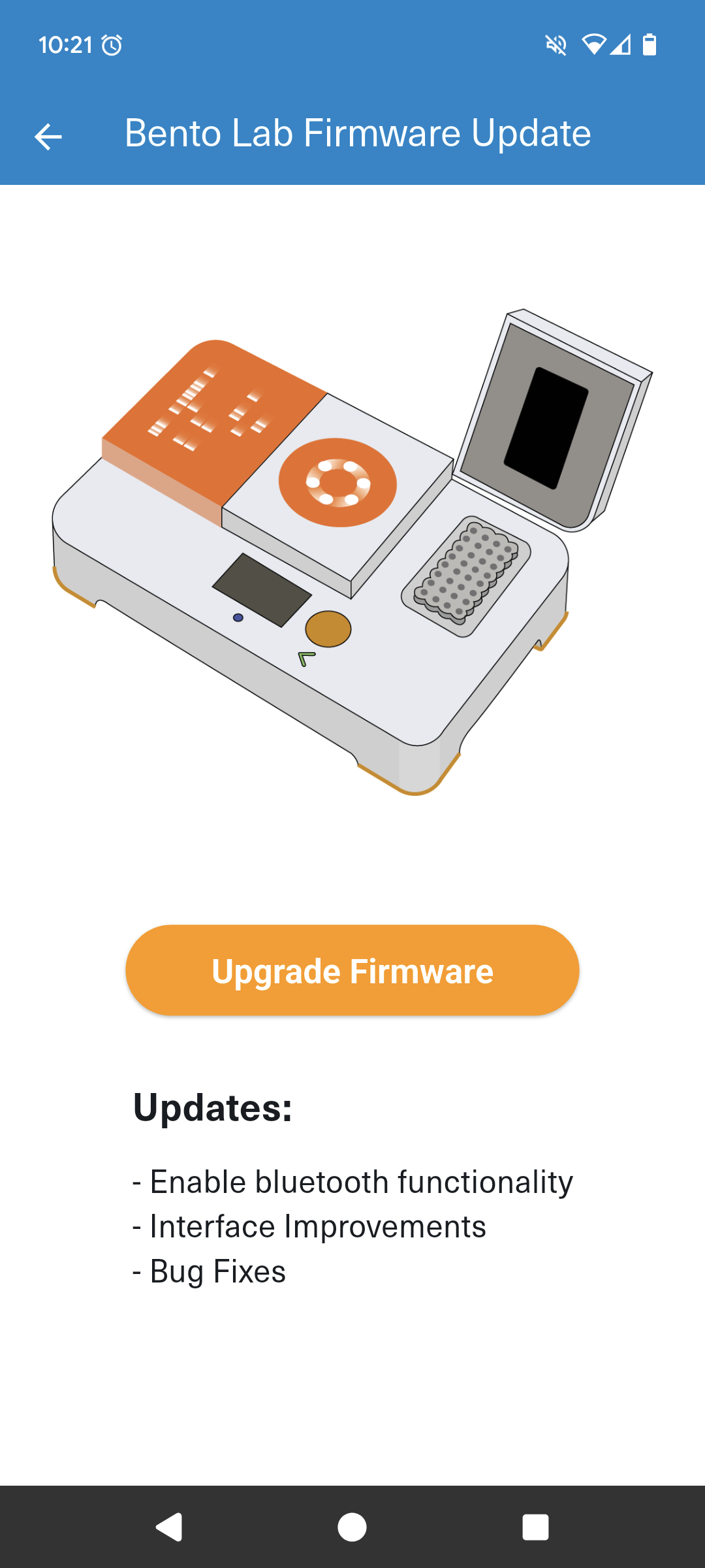Bento Lab User Manual - Advanced Settings, Wifi, Updates