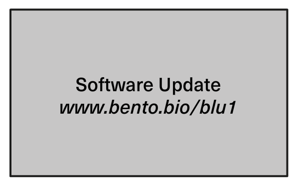 Bento Lab User Manual - Advanced Settings, Wifi, Updates