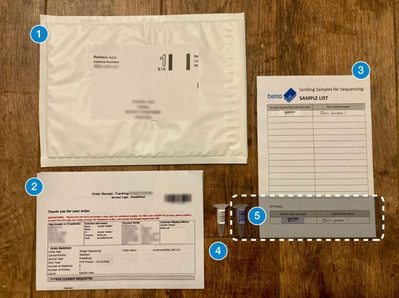 Sending Samples for Sequencing Protocol | Bento Lab